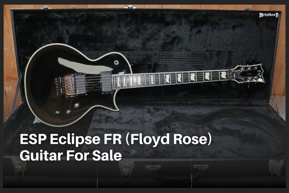 ESP Eclipse FR Floyd Rose Guitar For Sale
